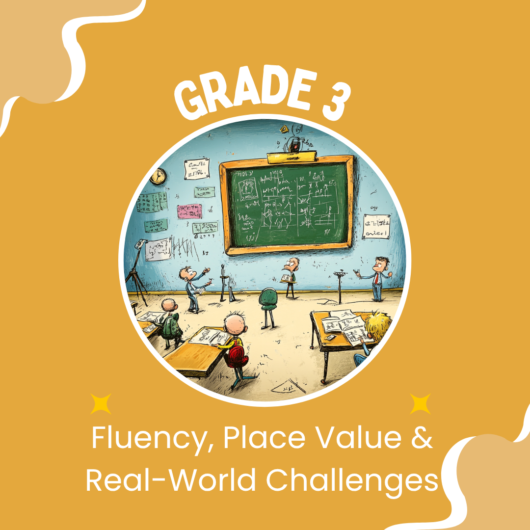 Independent Math Practice for Grade 3 – Place Value, Operations & Shap ...